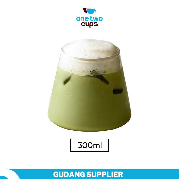 Jual One Two Cups Gelas Unik Kopi Teh Borosilicate Glass 300ml | Shopee Indonesia