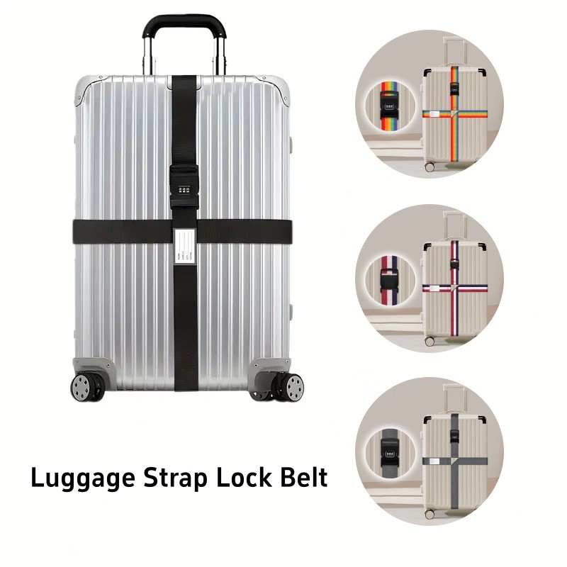 Jual Luggage Strap Lock Belt / Pengikat Silang Koper / Luggage Strap ...