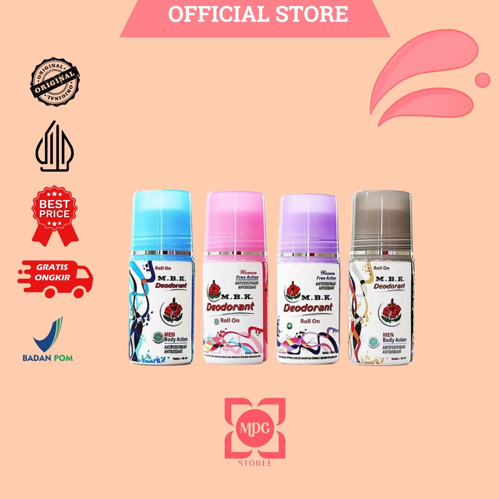 Jual MBK Deodorant Roll On 40ml | Shopee Indonesia