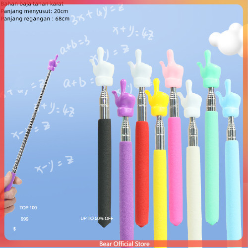 Jual Tongkat Alat Pengajaran/Penunjuk Papan Tulis Teleskopik Pengajaran ...