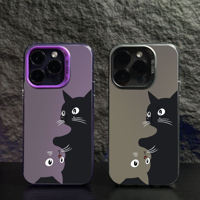 Jual Premium Casing ponsel matte hard case hp iphone 15 promax lucu cat ...
