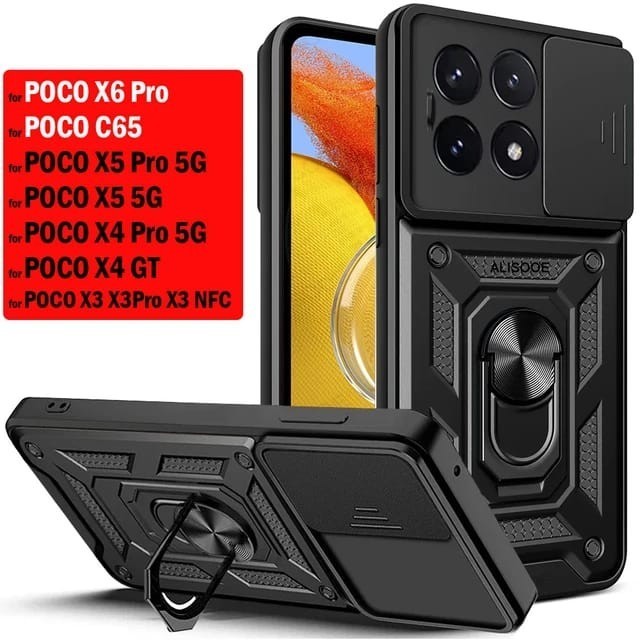 Jual Case POCO X6 X5 PRO 5G Armor Defence Series Ring Cover Casing Hp ...