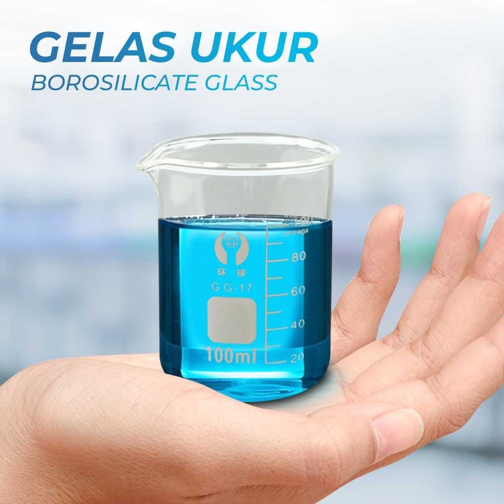 Jual Gelas Ukur Kaca Laboratorium One Two Cups Gelas Ukur Lab Kimia ...