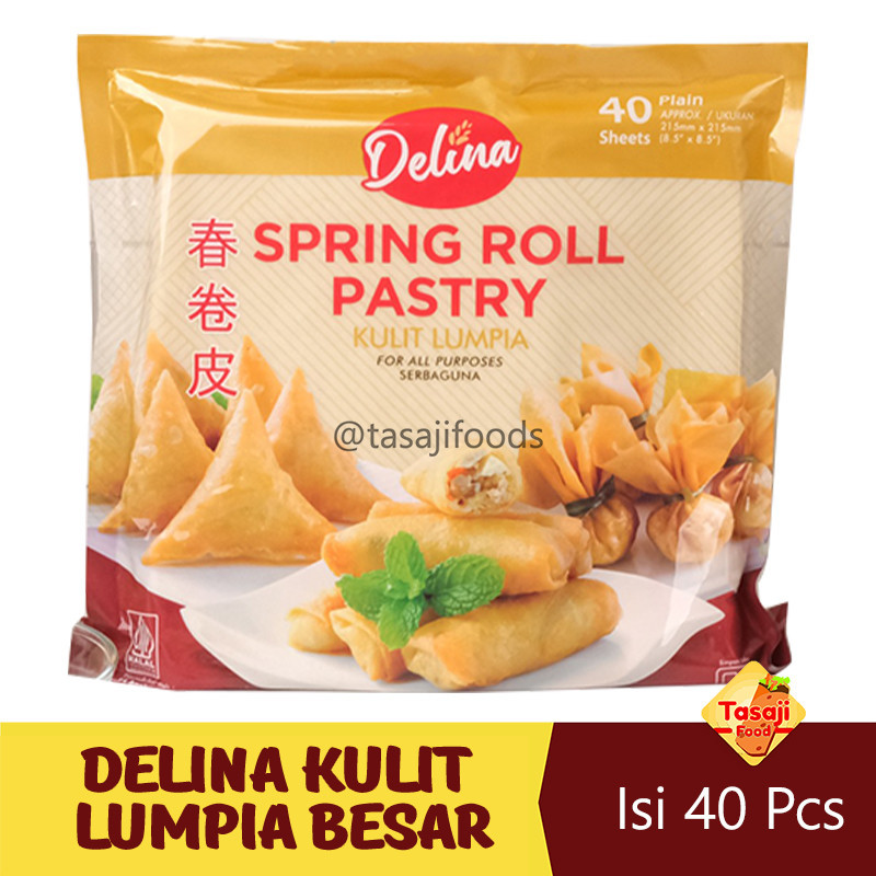 Jual Delina Kulit Lumpia Besar Isi 40 Pcs Makanan Beku Frozen Food ...