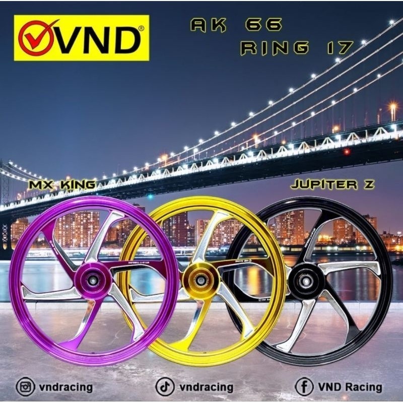 Jual velg vnd ak 66 jupiter z mx vega mx king | Shopee Indonesia