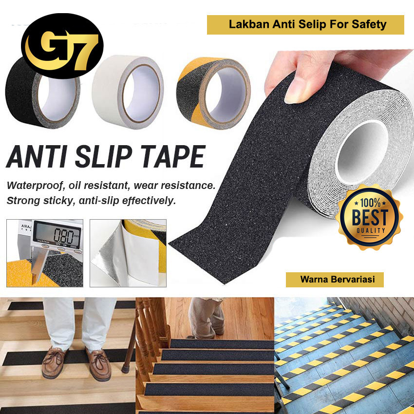 Jual Lakban Anti Slip Tangga Stiker Lantai Antislip Tape Safety Grip ...