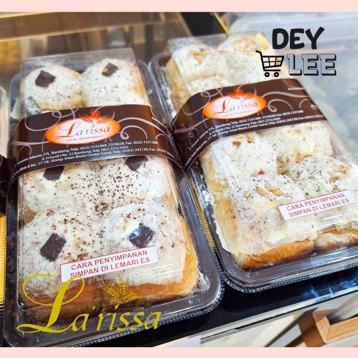 Jual LARISSA Milk Bun Snow Cotton Roti Susu ALL VARIANT Bandung ...