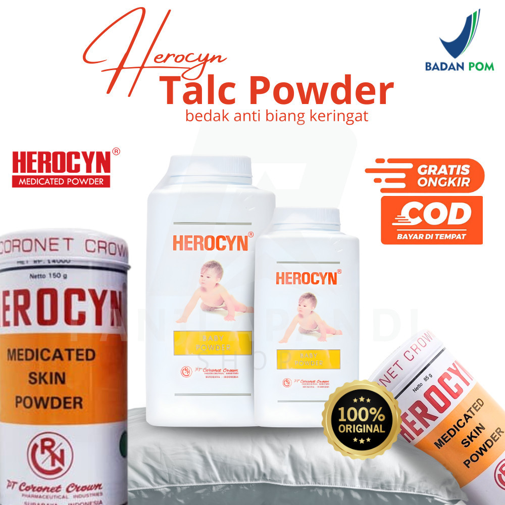 Jual Bedak Herocyn Gatal Dewasa Dan Baby Powder Bedak Biang Keringat ...