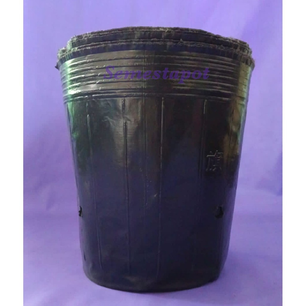 Jual Polypot 30x30 ukuran 24 cm Polybag Cetak Bentuk Pot Semai Bibit ...