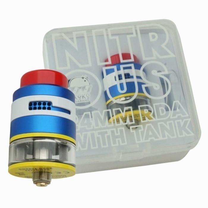 Jual Nitrous RDA with Tank 24mm Authentic Nitrous RDTA | Shopee Indonesia