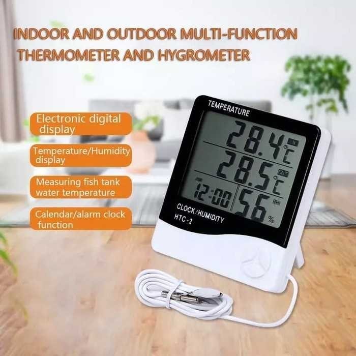Jual Hygrometer Thermometer Digital LCD Higrometer Termometer Ruangan ...