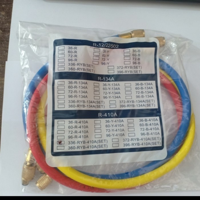 Jual charging house / selang manifold freon r32/r410 1m berkualitas ...