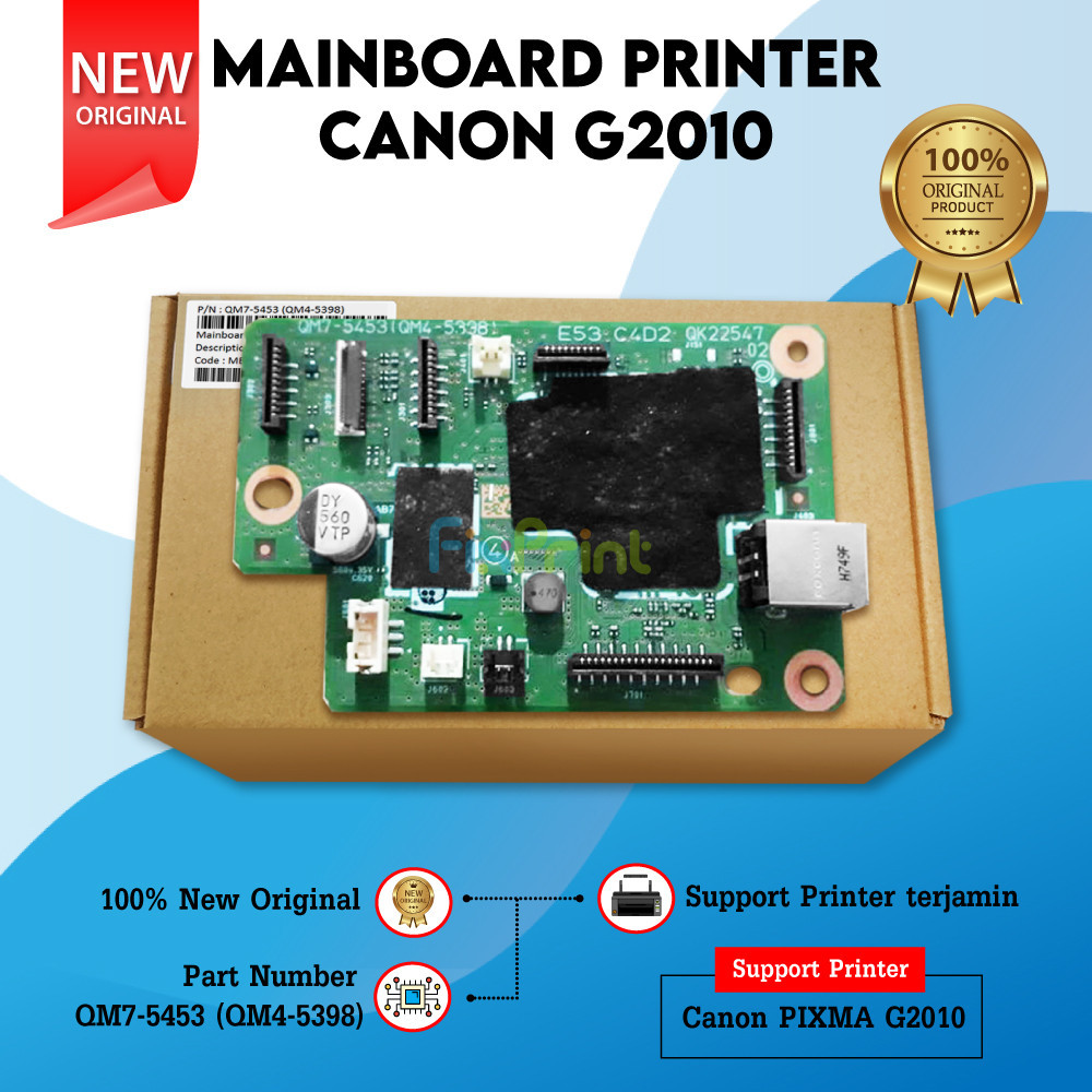 Jual Mainboard Printer Canon G2010 Motherboard PN QM7-5453 (QM4-5398 ...