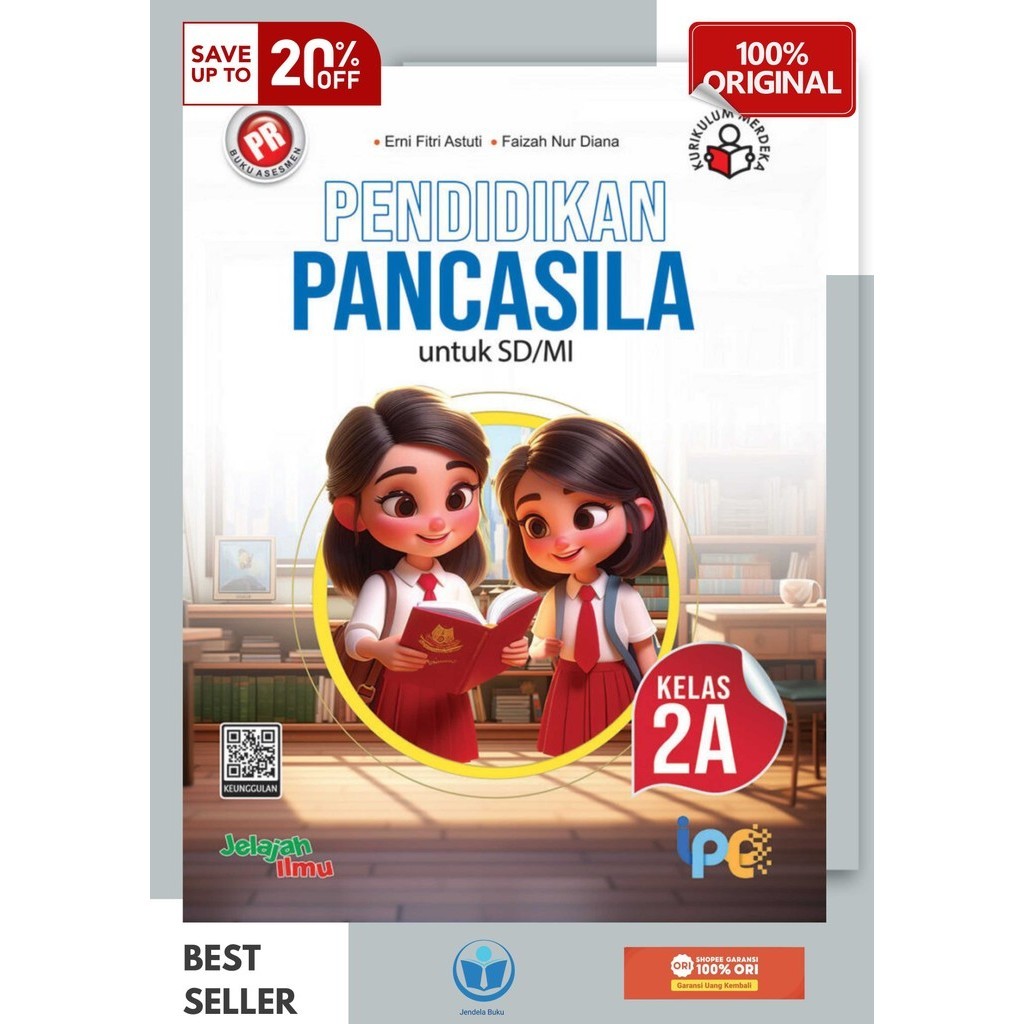 Jual Buku Pr/Lks Kurmer PKN REVISI 2024 Kelas 2 SD/MI Semester 1 Kurikulum Merdeka Intan ...