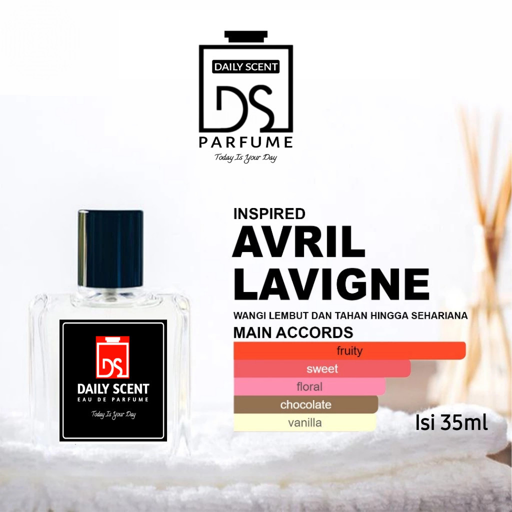Jual Daily Scent Parfume Avril Forbiden Rose (35ml) | Shopee Indonesia