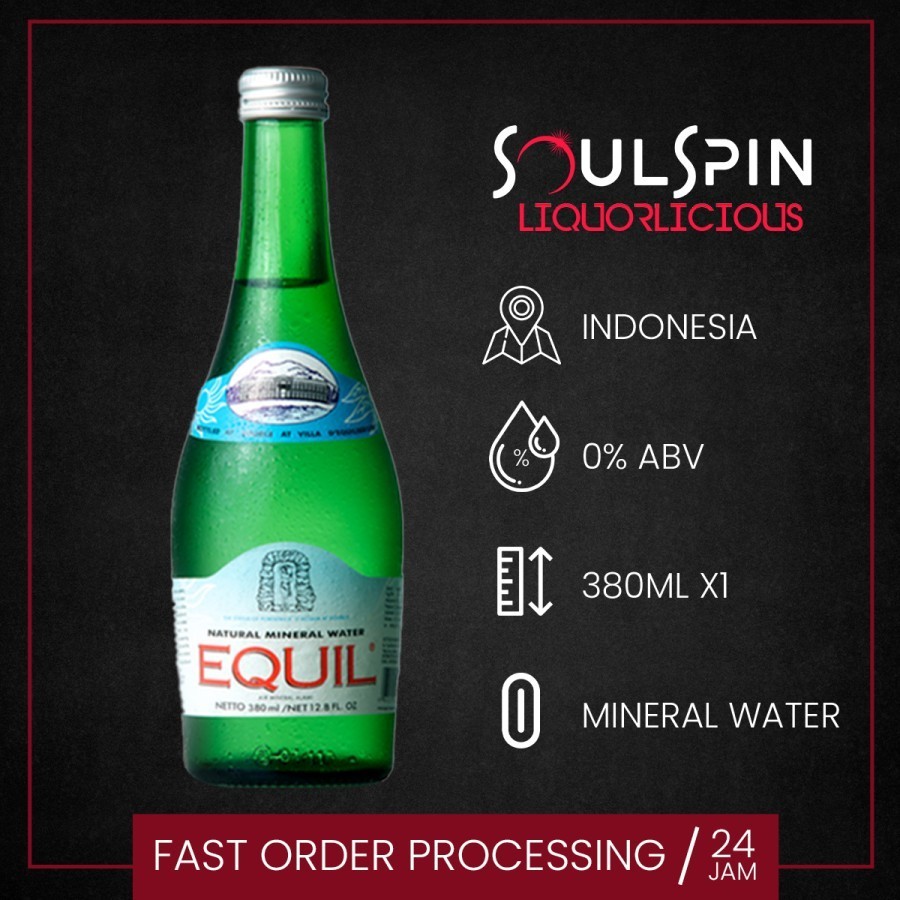 Jual Equil Natural Mineral Water 380ml ( Khusus Instan - Only Instant Delivery ) | Shopee Indonesia