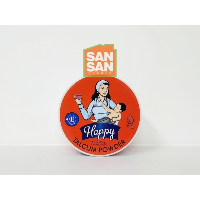 Jual Bedak Happy Talcum Powder 150 gr | Shopee Indonesia