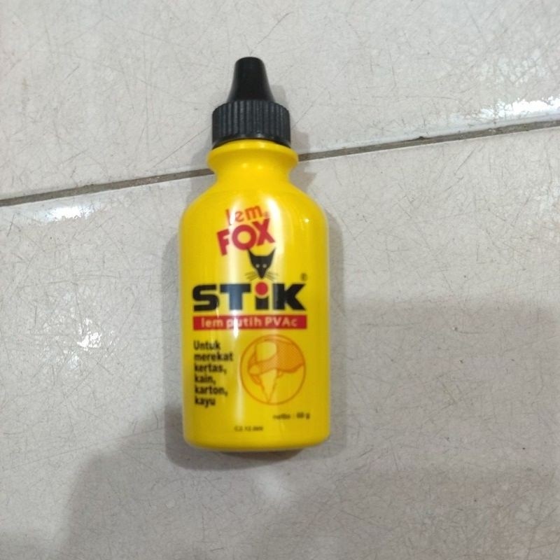 Jual (1pcs) lem fox stik lem putih PVAc | Shopee Indonesia