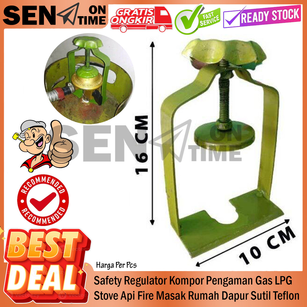 Jual Safety Regulator Kompor Pengaman Gas LPG Alumunium Pink Blue 12KG ...