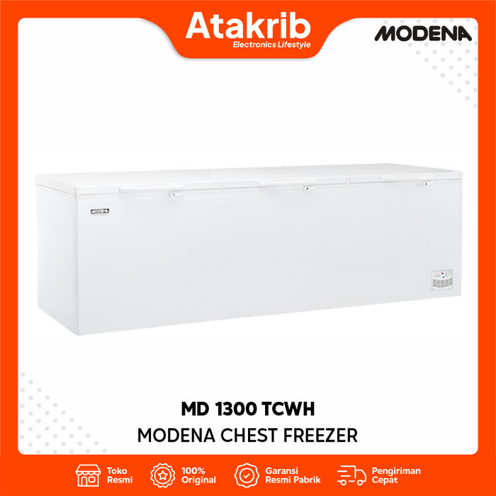 Jual MODENA CHEST FREEZER MD 1300 TCWH Kapasitas 1300 Liter | Shopee ...