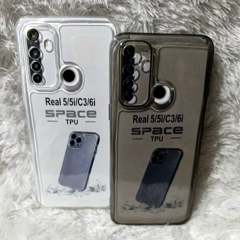 Jual Softcase REALME 5 / 5S / 5i Case Space Casing Silikon Clear Black ...
