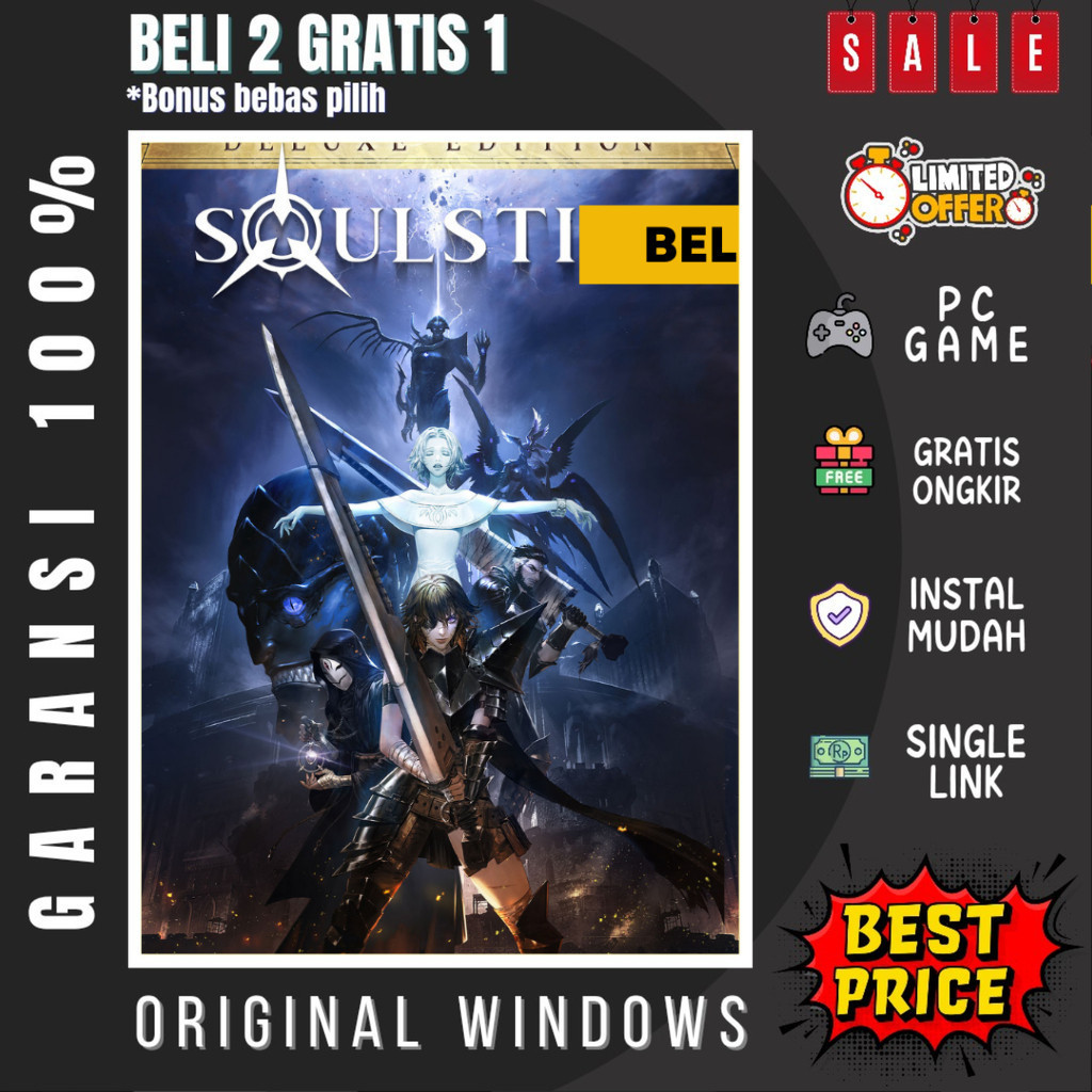Jual SOULSTICE DELUXE EDITION - GAME PC - GAME LAPTOP - PC GAMES - BELI ...