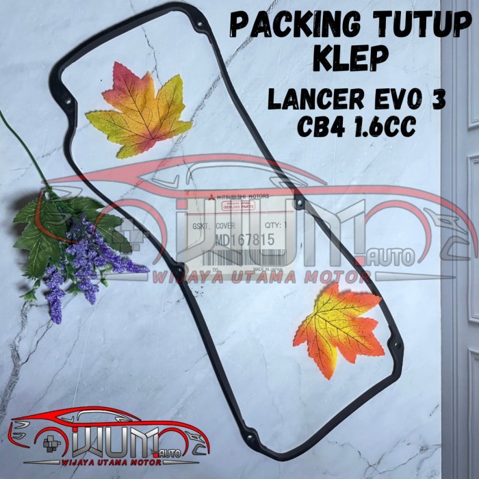Jual GASKET COVER VALVE PACKING KARET TUTUP KLEP LANCER EVO 3 CB4 1.6CC BARU | Shopee Indonesia