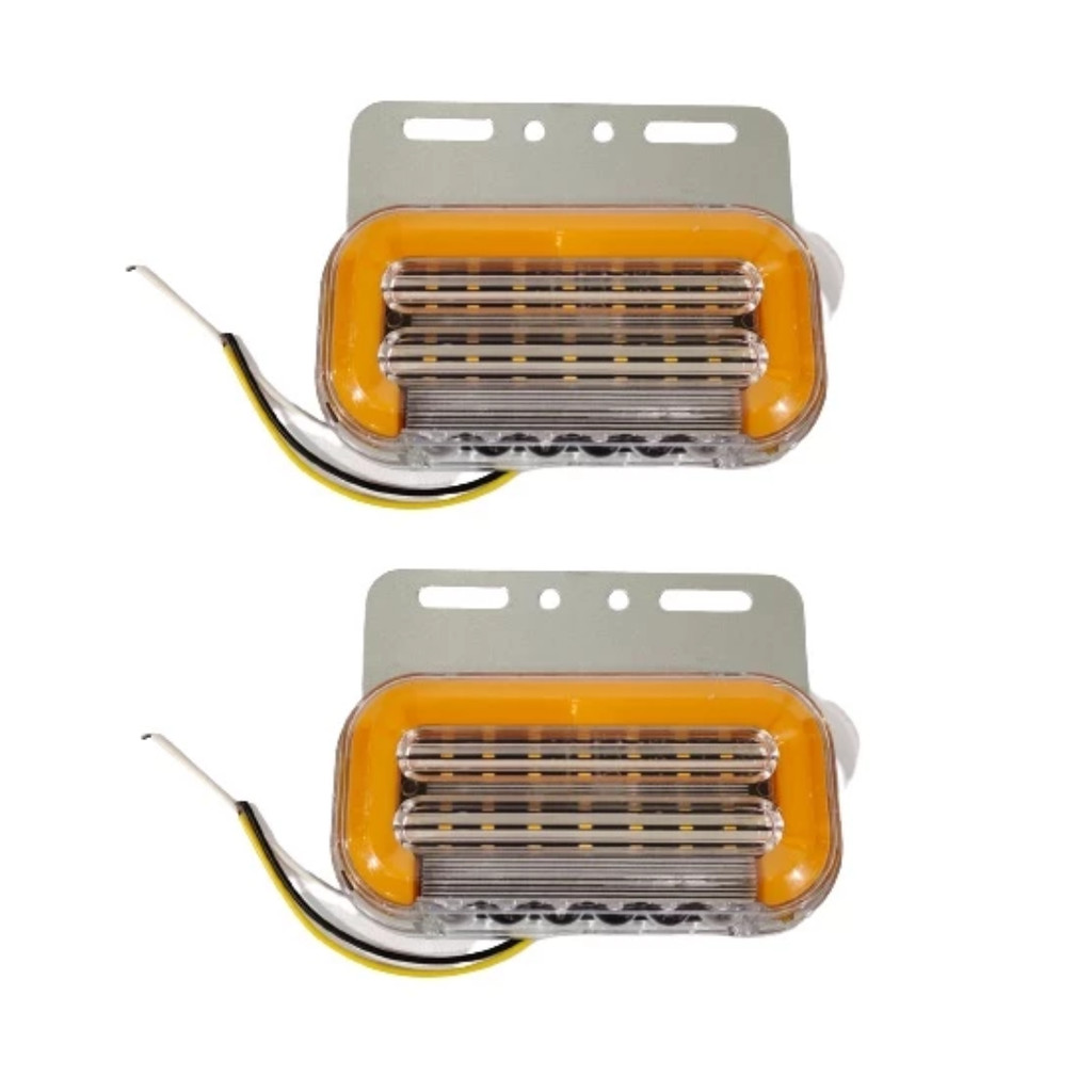 Jual LAMPU BAK TRUCK LED RUNNING 2 BARIS 24V / LAMPU SAMPING TRUK SEIN RUNNING / SIDE LAMP ...