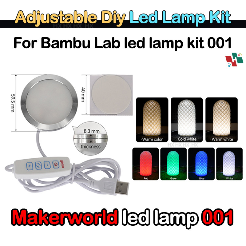 Jual For Bambu Lab Led Lamp Kit Adjustable Light Kit Led Light Parts ...