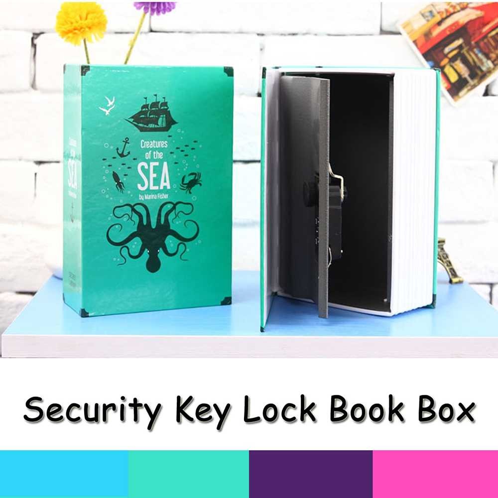 Jual HOMESAFE Kotak Buku Novel Colorful Safety Box Hidden Storage - KBS ...