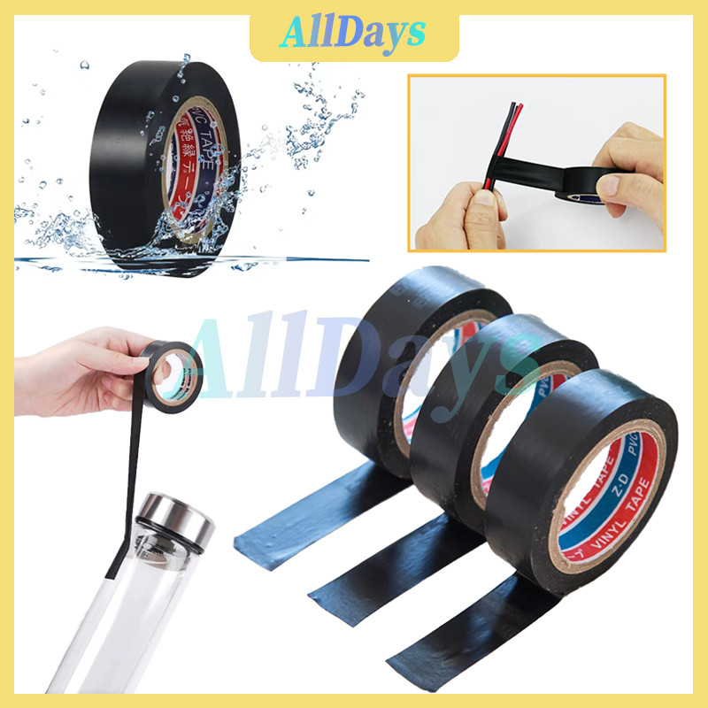 Jual Isolasi Listrik Hitam Tahan Panas 5 Meter Lebar 1.6CM Tape ...