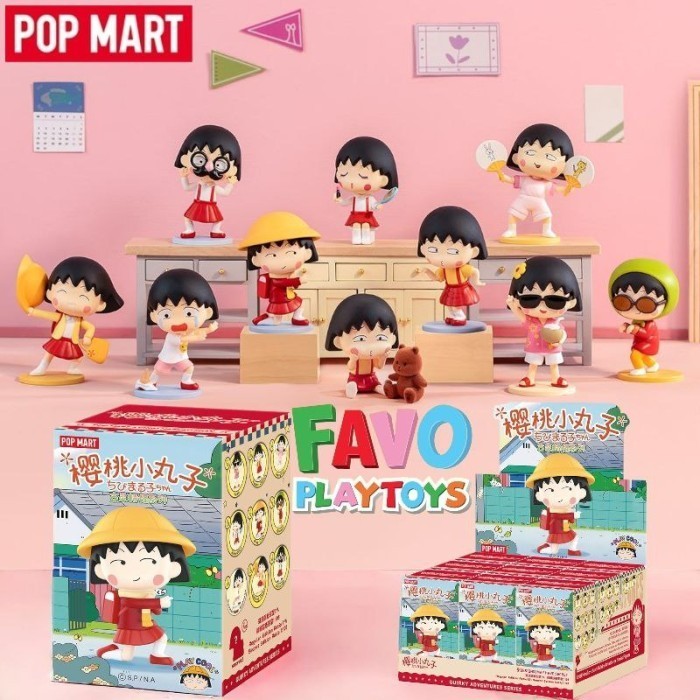 Jual POP MART Chibi Maruko Chan Quirky Adventures Series Blind Box Figure | Shopee Indonesia