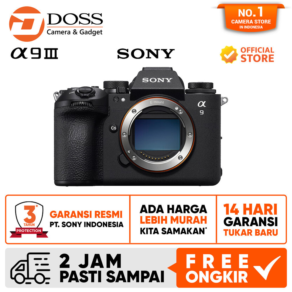 Jual Sony A9 III Body Only Mirrorless Camera Alpha 9 III Sony A9III A 9M3 | Shopee Indonesia