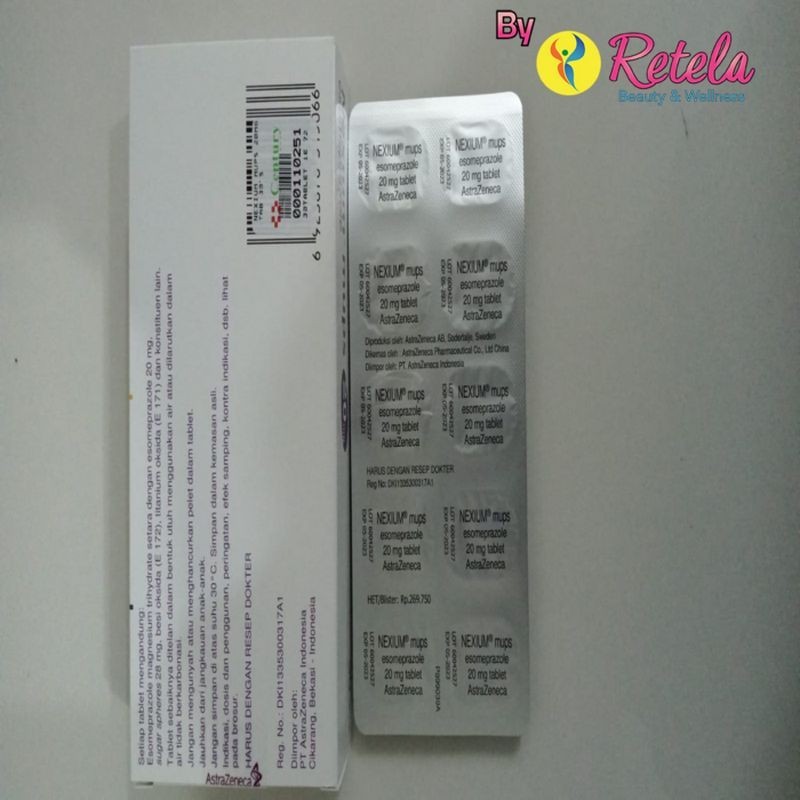 Jual NEXIUM MUPS 20MG 1 BLISTER 10 TABLET | Shopee Indonesia