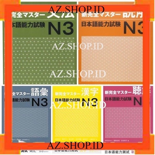 Jual Buku Shin Kanzen Master JLPT N3 Listening / Reading / Grammar ...