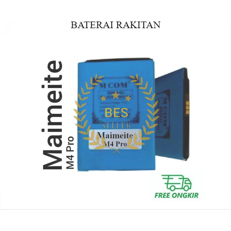 Jual Baterai MCOM for Maimeite M4 Pro Double Power 5000mAh batere batre batrai battery | Shopee ...