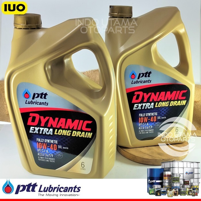 Jual Oli Diesel 10W40 PTT Lubricants Dynamic Extra Long Drain 6L | Shopee Indonesia