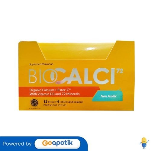 Jual Biocalci-72 Box 48 Tablet | Shopee Indonesia