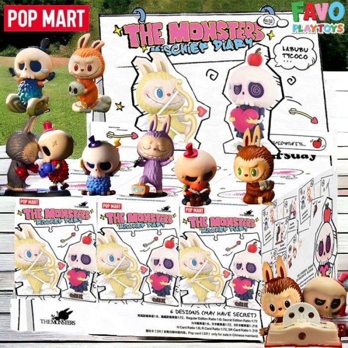 Jual POP MART The Monsters Mischief Diary Series LABUBU & TYCOCO - FULL ...