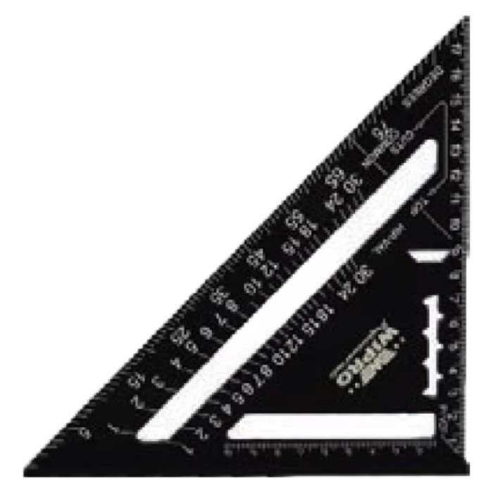 Jual WIPRO - PENGGARIS SEGITIGA (TRIANGLE ANGLE PROTRACTOR) PGS5-12 ...