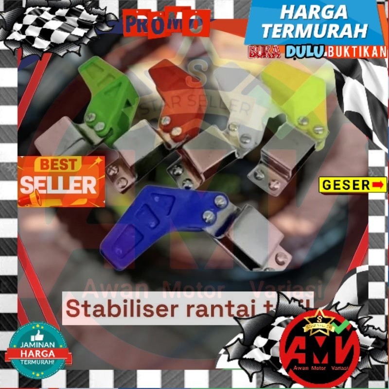Jual Tensioner stabilizer rantai motor / stabiliser RANTAI TRILL KLX ...