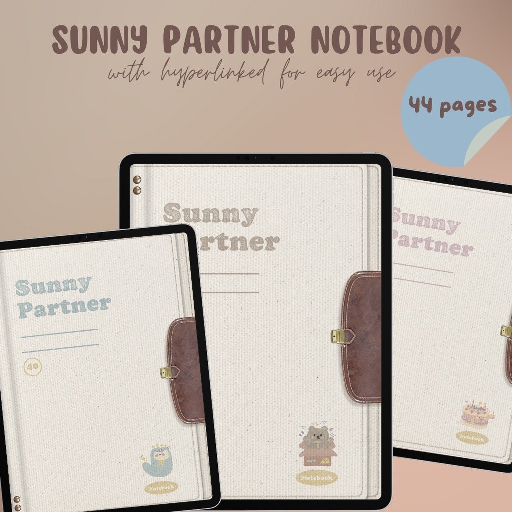 Jual Digital Notebook cutes for ipad laptop handphone --- Sunny Partner ...