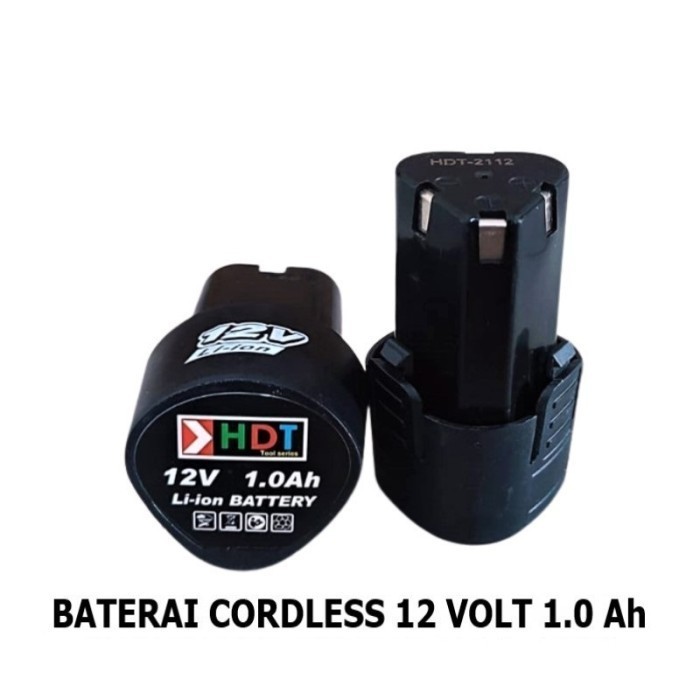 Jual HDT Baterai 12V Bor Cordless Drill Battery 12 Volt 1.0Ah Li-ion ...