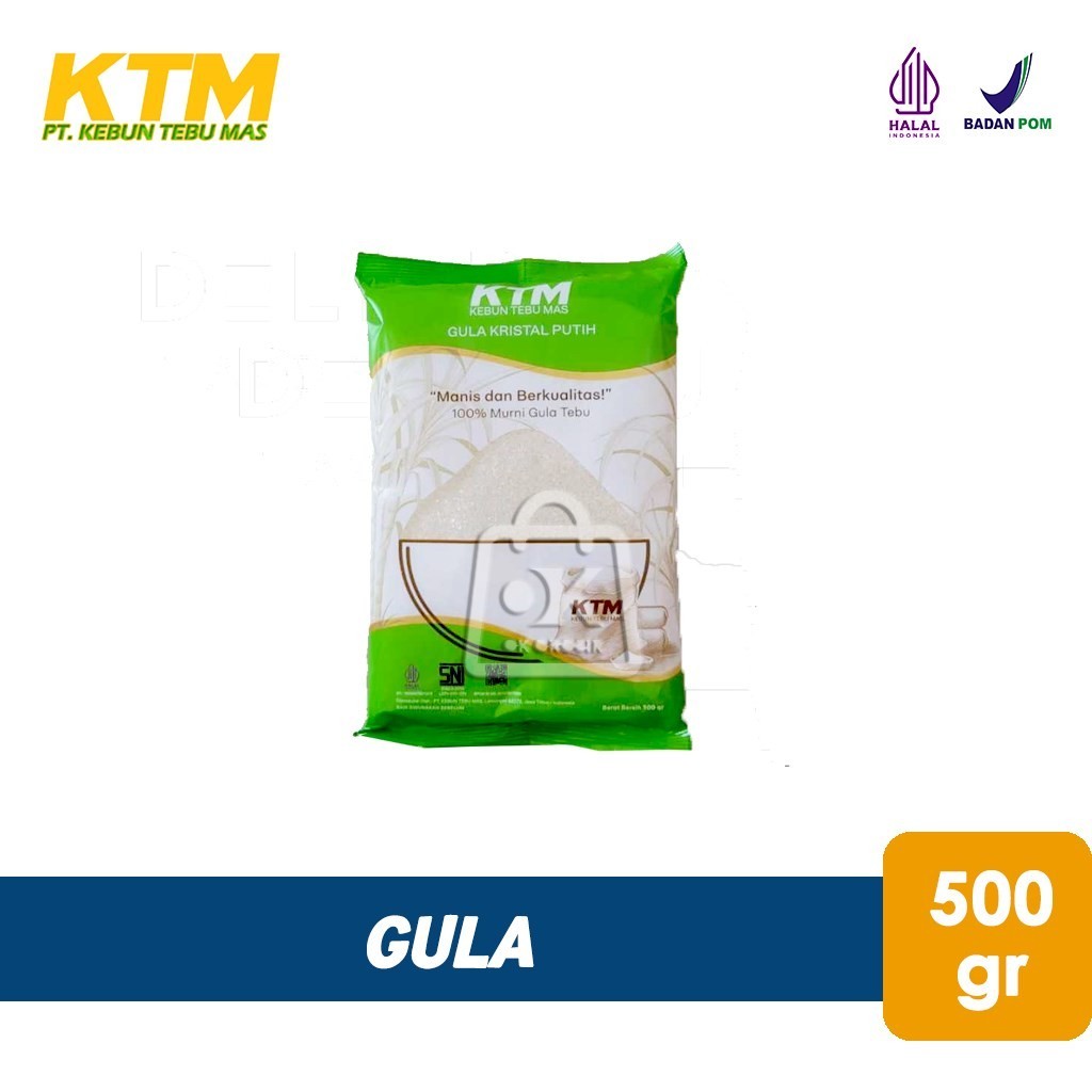 Jual Gula Pasir KTM Kebun Tebu Mas / Gula Kristal Putih (500 gr ...