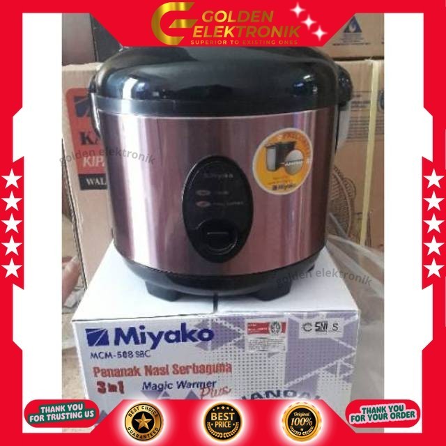 Jual MAGIC COM MIYAKO MCM-508 SBC MCM 508SBC MCM 508 SBC RICE COOKER (1 ...