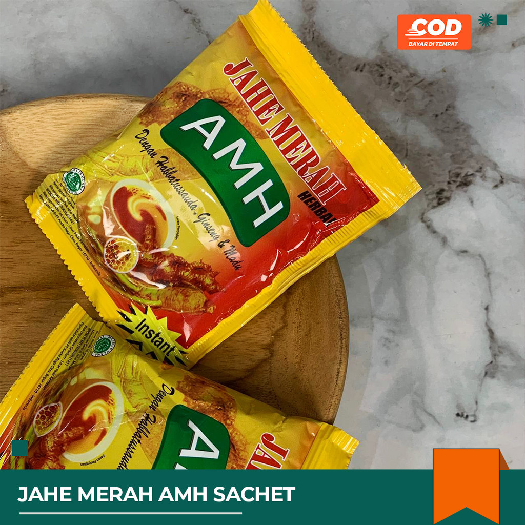 Jual JAHE MERAH AMH HERBAL ORIGINAL 1 SACHET ( 1pcs ) | Shopee Indonesia