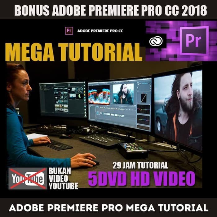 Jual ADOBE PREMIERE PRO MEGA TUTORIAL - 8DVD HD VIDEO - 29 JAM TUTORIAL | Shopee Indonesia