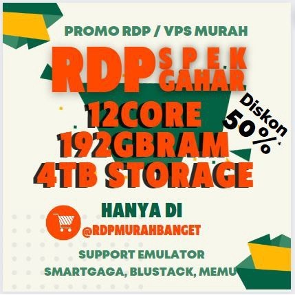 Jual RDP & VPS MURAH 126 GB RAM 8 CORE FULL GARANSI BISA PERPANJANG ...