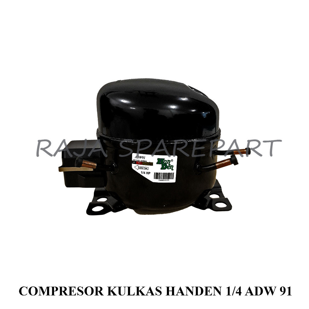 Jual COMPRESSOR/KOMPRESOR/COMPRESOR KULKAS HANDEN 1/4 ADW 91 (HARGA ...