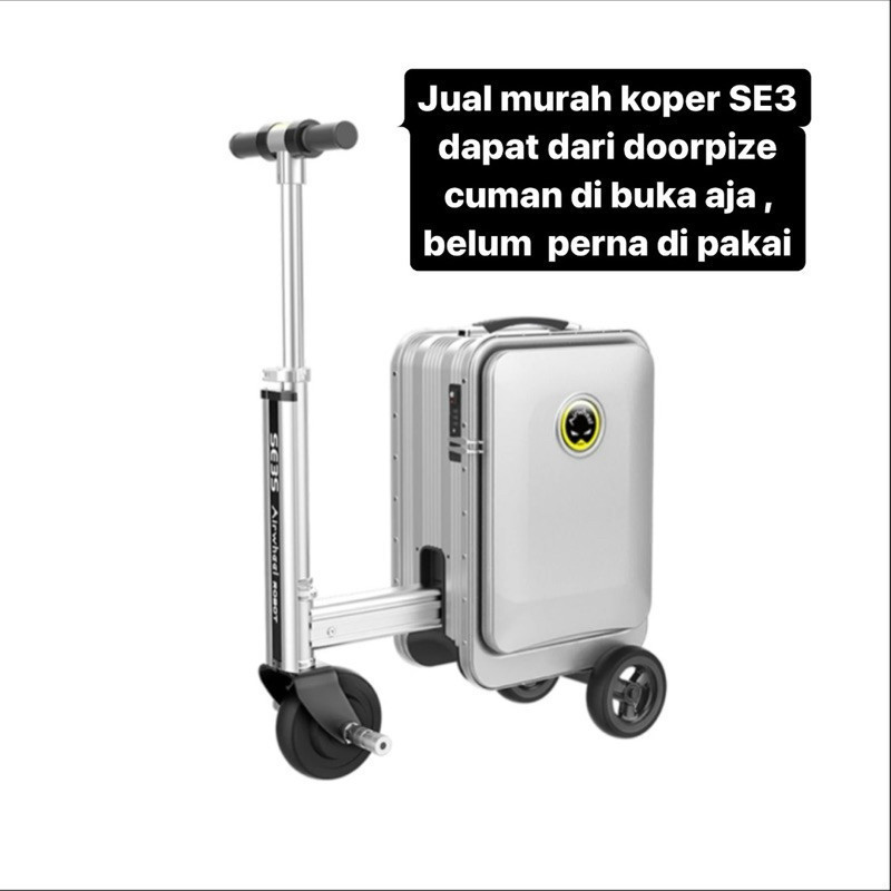 Jual promo spesial ramadhan koper listrik airwheel koper SE3 silver ...